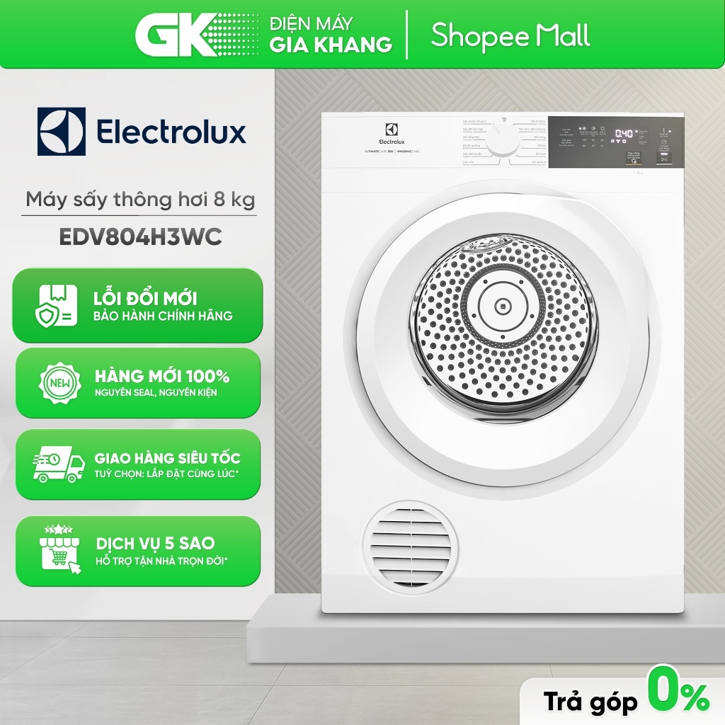 [NHẬP MÃ GIẢM 10%] EDV804H3WC | EDV904H3WC - Máy Sấy Thông Hơi ...