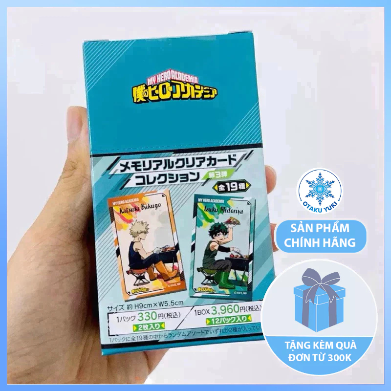 [Chính Hãng] Gói Thẻ Nhân Phẩm Pack Clear Card Boku No Hero Academia ...