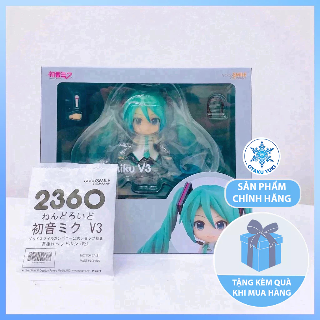 Mô Hình Nendoroid Hatsune Miku V3 - Nendoroid 2360 | Shopee Việt Nam