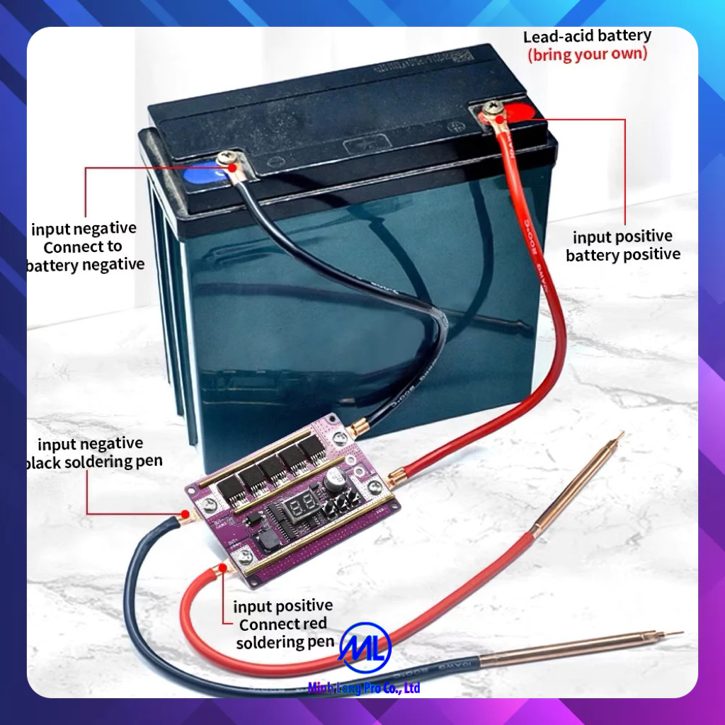 Máy hàn pin cell K99, Máy Hàn Cầm Tay 12v Pin Lithium Mini Có 99 Mức ...