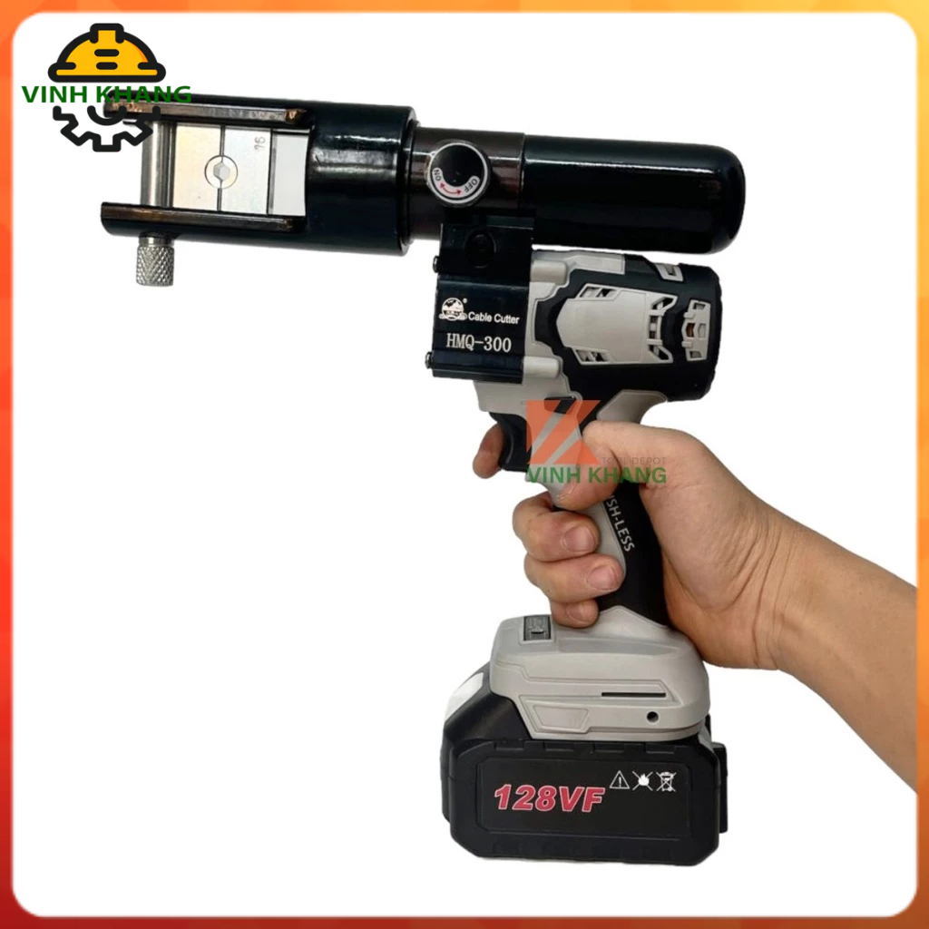 Máy Ép Cos Thủy Lực Dùng Pin HMQ-300, 16-300mm2 - Nhanh, Mạnh, Chính ...