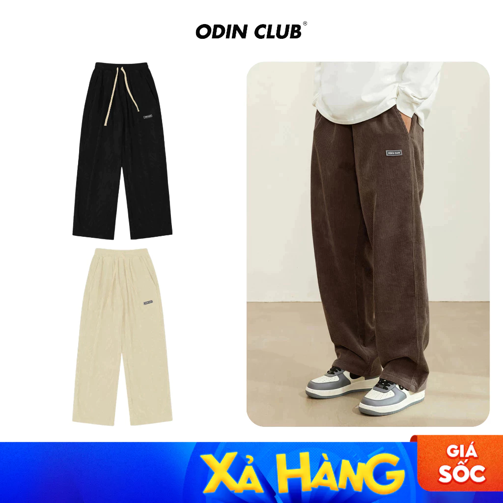Quần dài Even ODIN CLUB, Quần nhung tăm thời trang unisex, Local Brand ...
