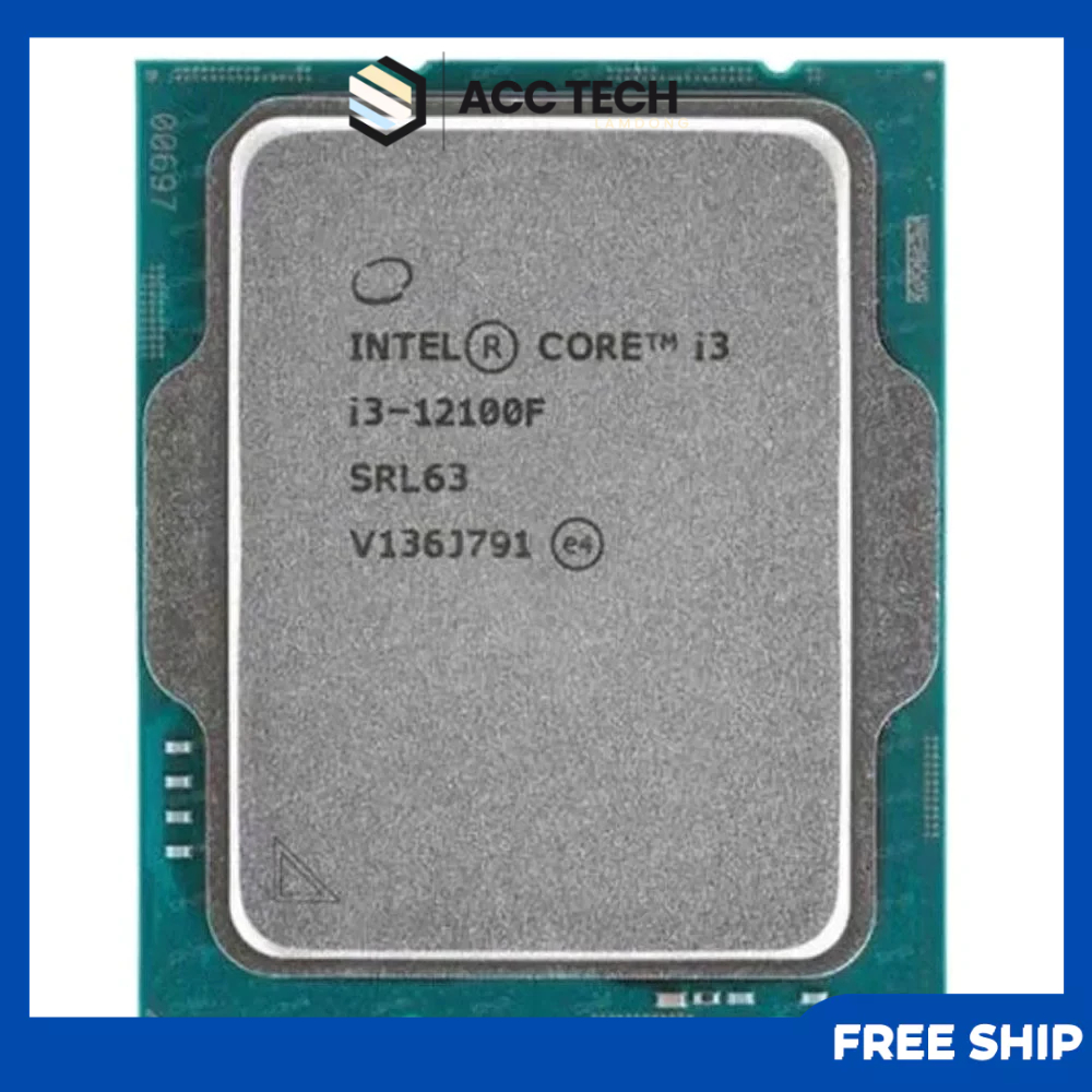CPU Intel Core i3 12100 / 12100F Tray New Không Fan| 4.30 GHz, 4 Cores ...