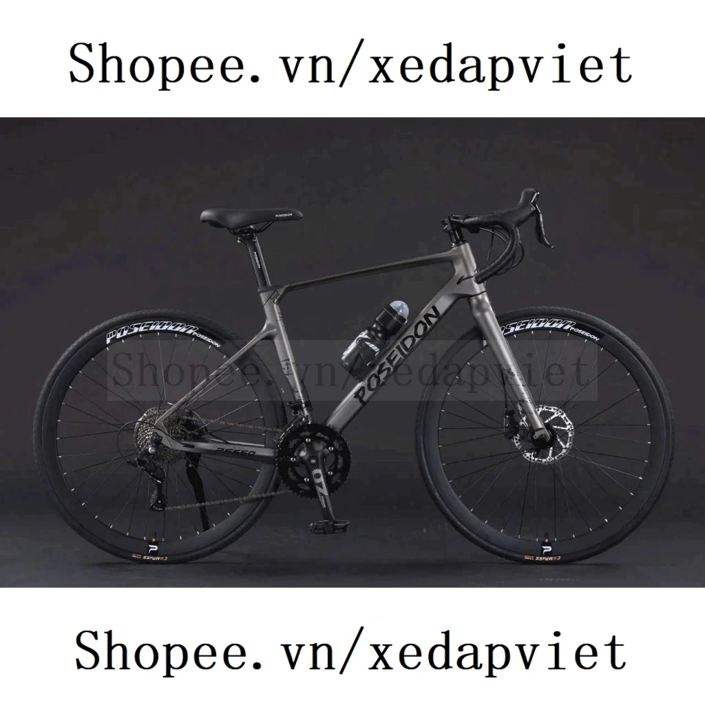 Xe Đạp Road POSEIDON PS650 Khung Nhôm Magie Không Mối Hàn, Cối Nổ Siêu Trớn, Bộ Đề Sensah Reflex ...