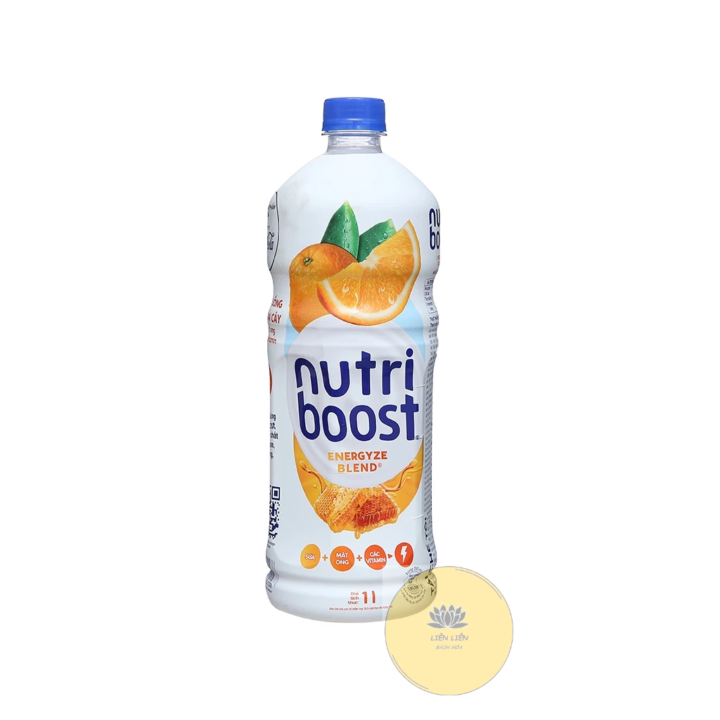 (COMBO 2 CHAI) Sữa trái cây lúa mạch Nutriboost - vị cam/dâu - 1lit ...