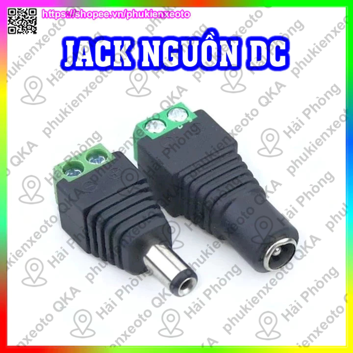 (10 Chiếc) Đầu Jack nguồn DC đực và Jack DC cái | Shopee Việt Nam