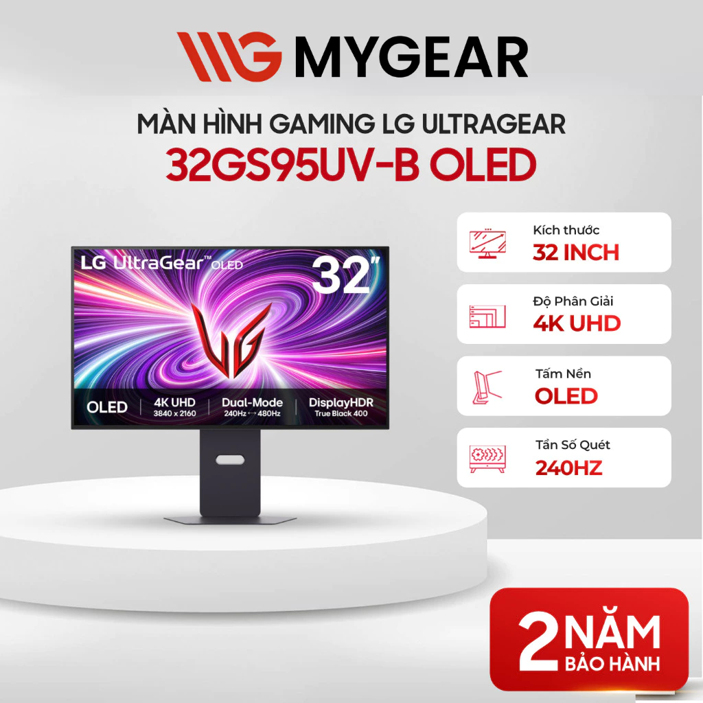 Màn hình Gaming LG UltraGear OLED 32GS95UV-B 32 inch 4K UHD 240Hz/FHD ...