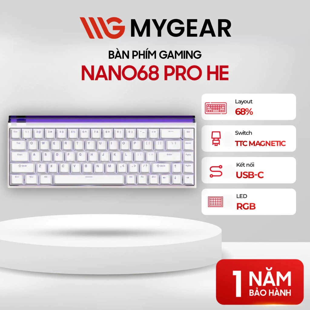 [Hàng Chính Hãng] Bàn Phím Gaming Madlions Nano 68 PRO HE RGB TTC ...