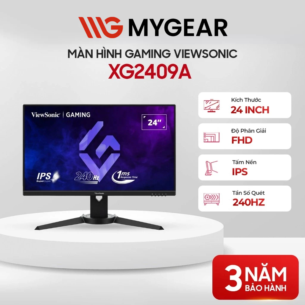 Màn Hình Gaming ViewSonic XG2409A 24 Inch FHD IPS 240Hz 1ms - Chính ...