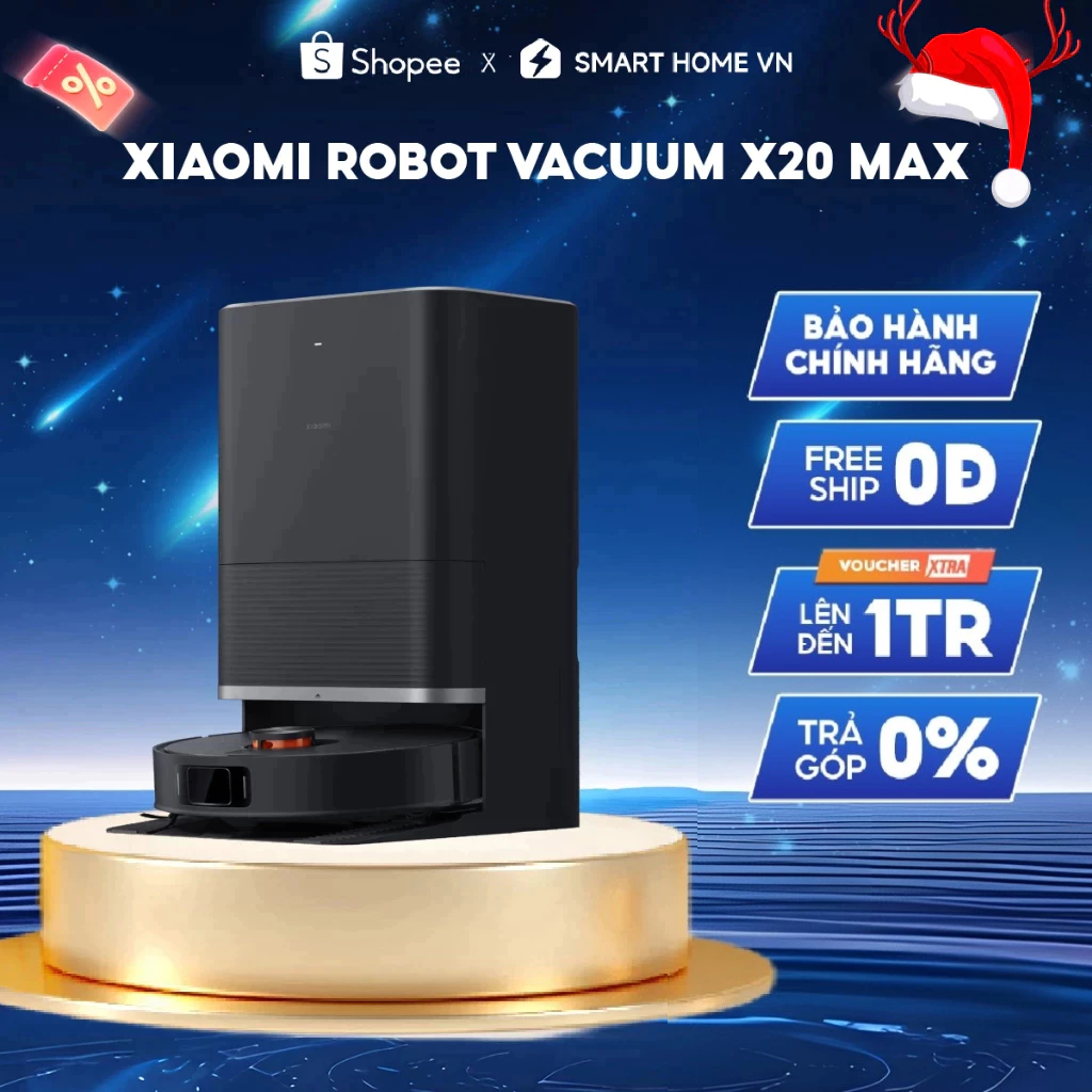 Robot Hút Bụi Lau Nhà Xiaomi Robot Vacuum X20 Max - Lực Hút 8000Pa - Tự ...