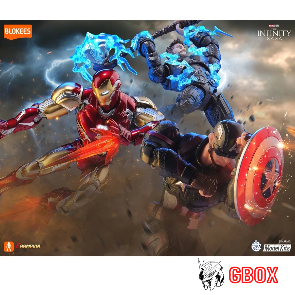 Mô hình lắp ráp Blokees Spider Man Captain America Wolverine Thor ...
