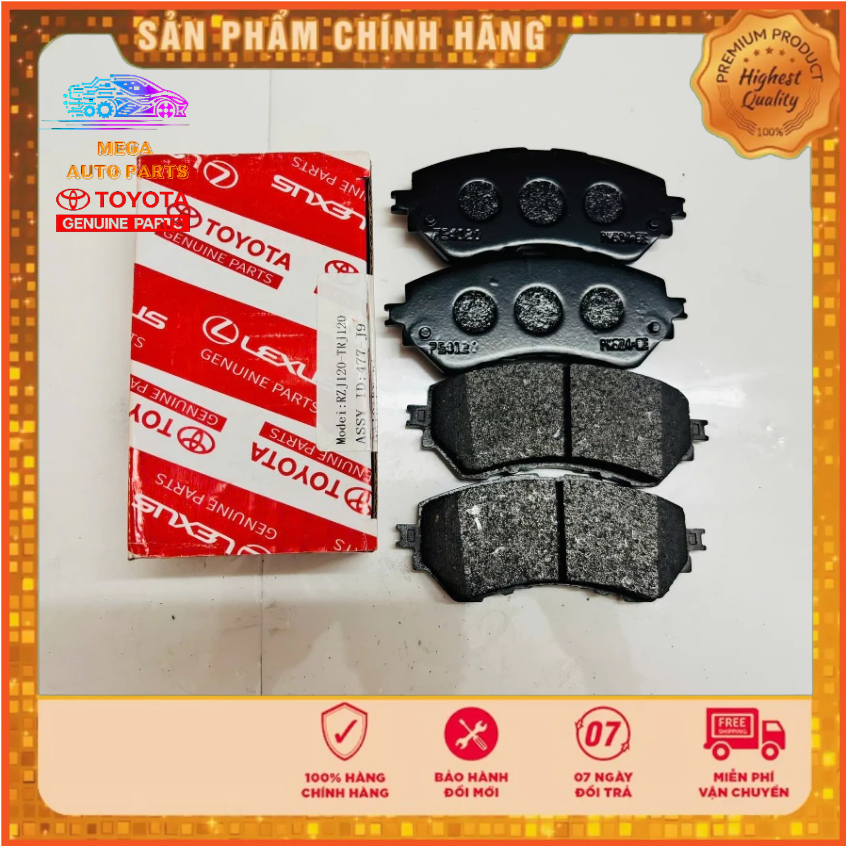 Má phanh trước Toyota Vios Limo 2015-2025 . Toyota Yaris 2013-2020 . Mã ...