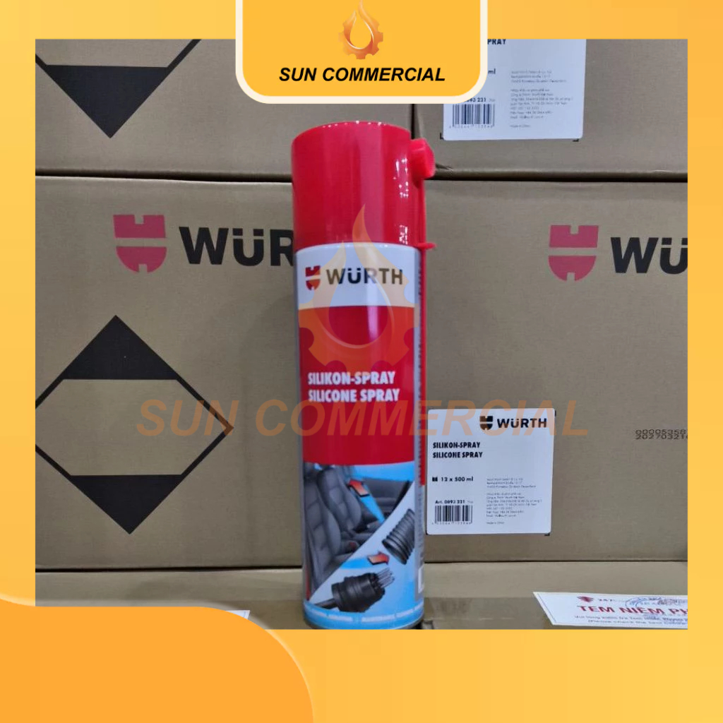 DẦU SILICON BẢO DƯỠNG ĐA NĂNG WURTH SPRAY 500ML | Shopee Việt Nam
