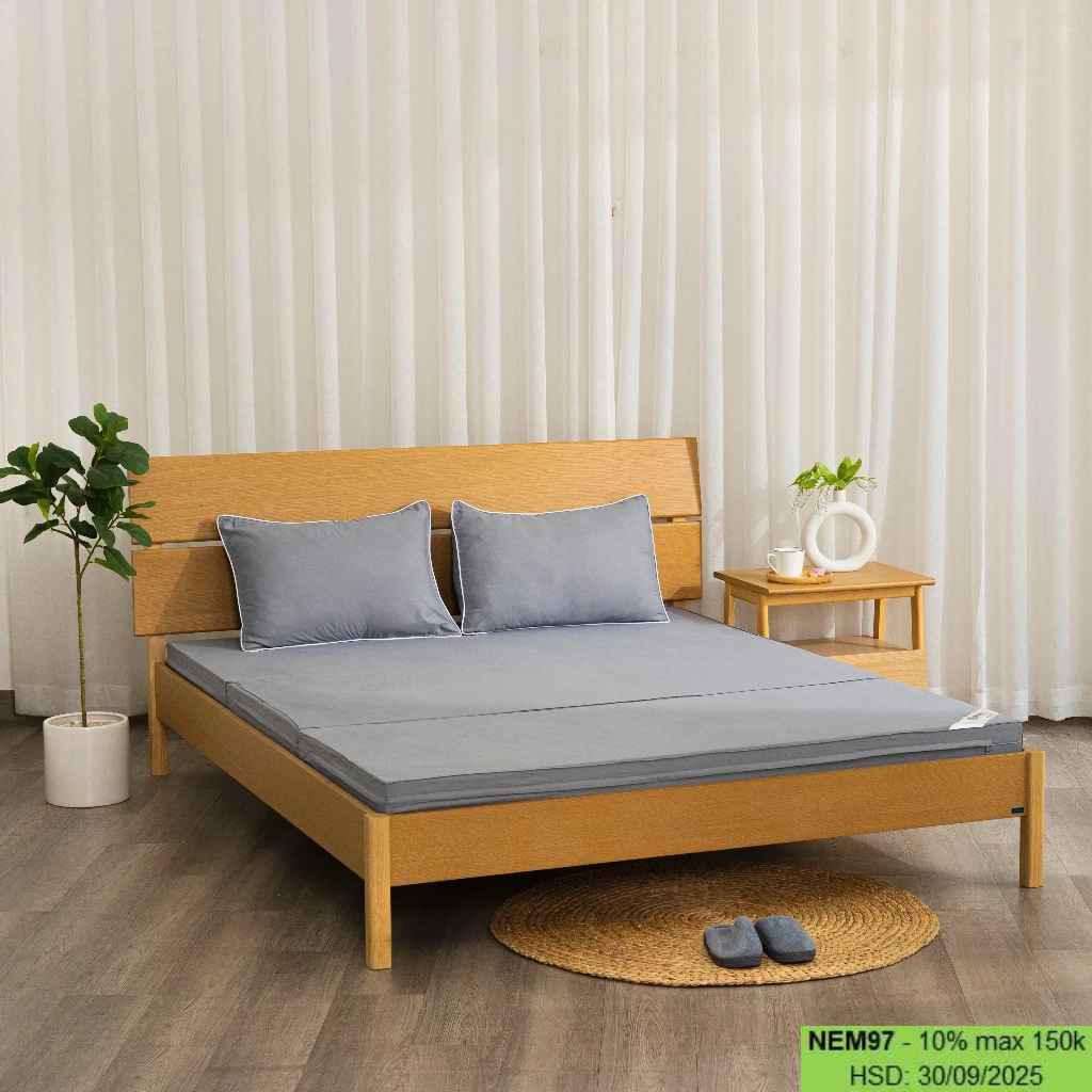 Đệm/Nệm Bông Ép K-Bedding by Everon chất vải microfiber KMS, dòng mềm ...