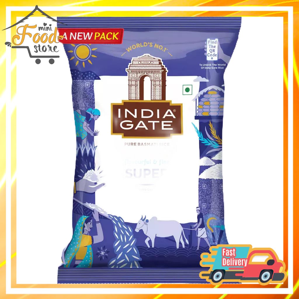 Gạo Basmati India Gate Super (Ấn Độ) 6kg ngăn ngừa tiểu đường [Mini ...