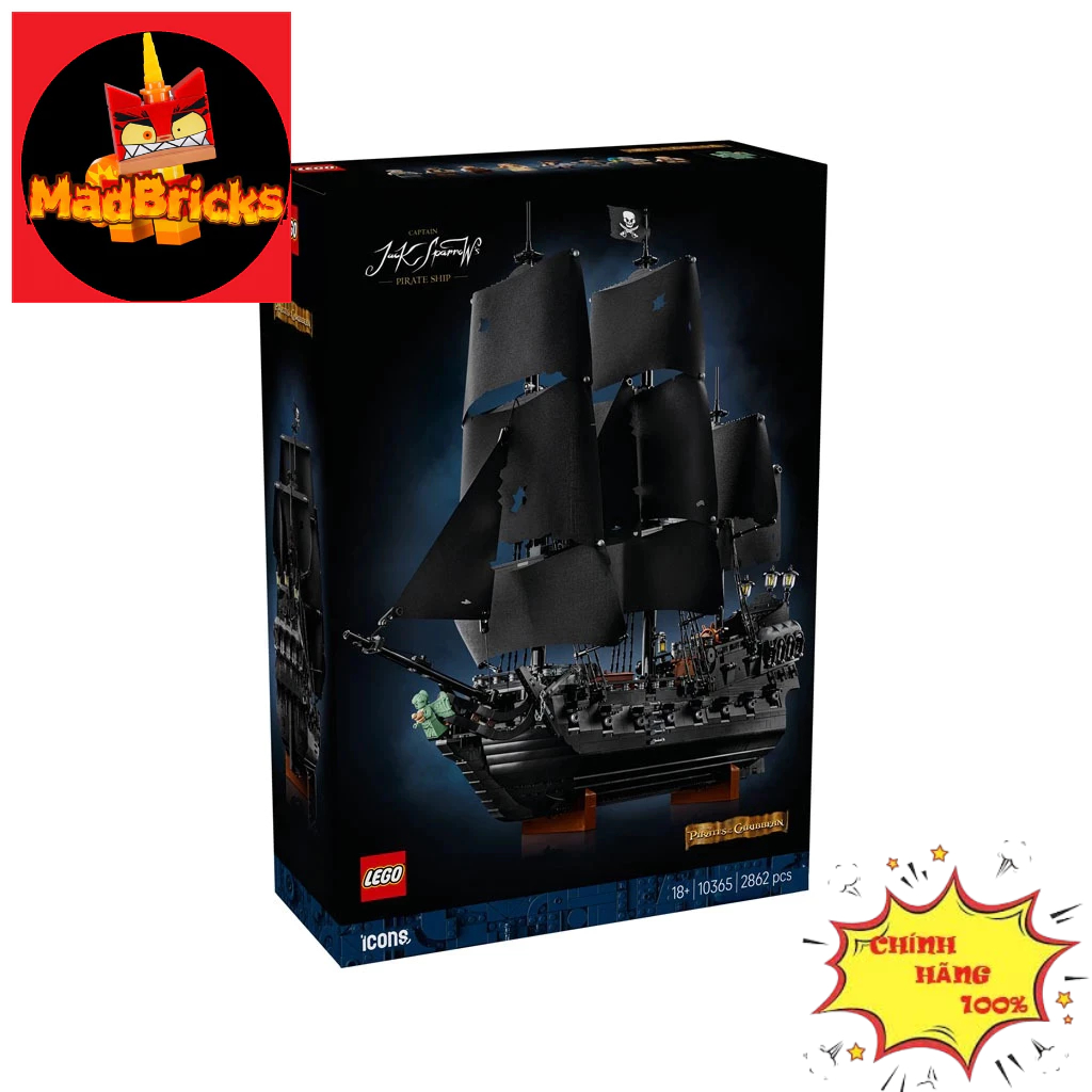 (HÀNG CÓ SẴN SIÊU RẺ ) Captain Jack Sparrow's Pirate Ship - LEGO 10365 ...