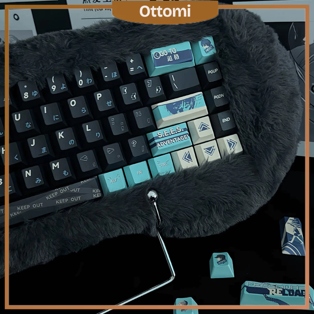 Keycap Persona 3 Reload Phối Màu Xanh Đen, PBT Dye-sub, Cherry Profile ...