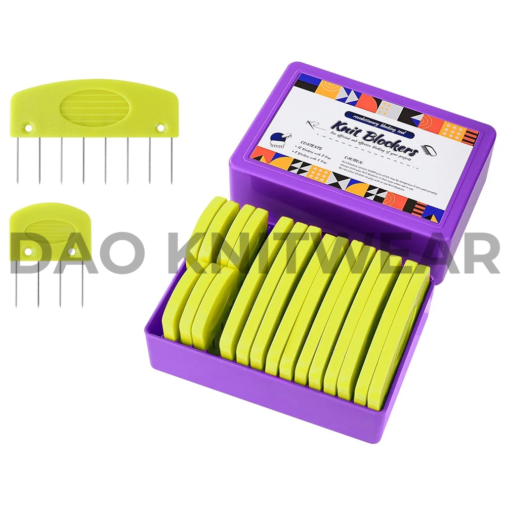 Bộ Kim BLock Đồ Len, Ghim Cố Định Áo Len. Kim Cố Định Đồ Đan Móc ...