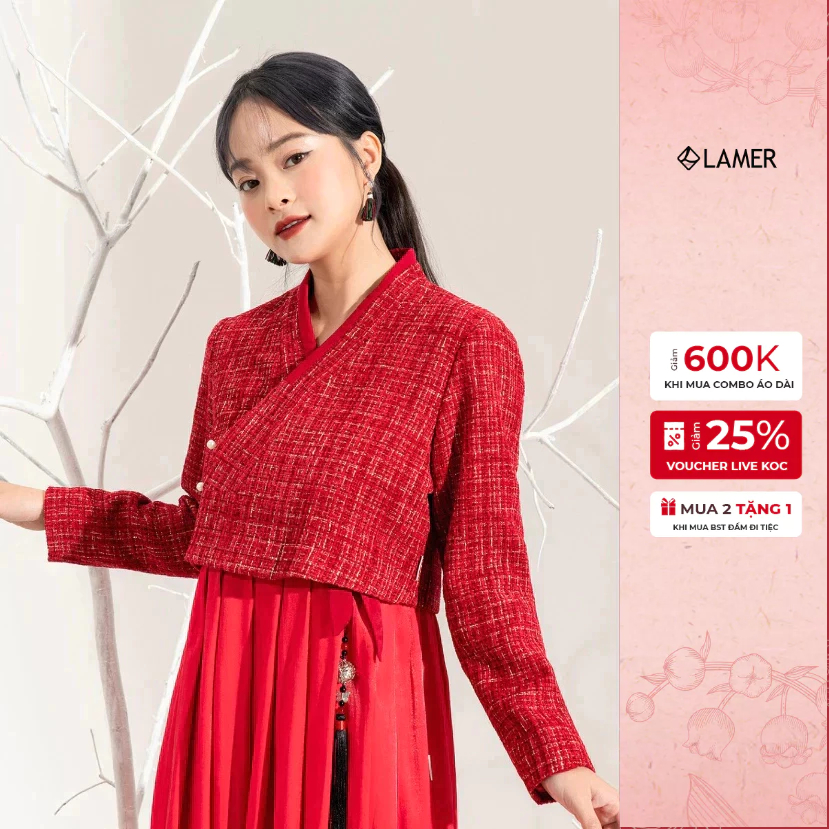 Áo Lễ Hội Jeogori VIEN TRAN V61A20Q043 | Shopee Việt Nam