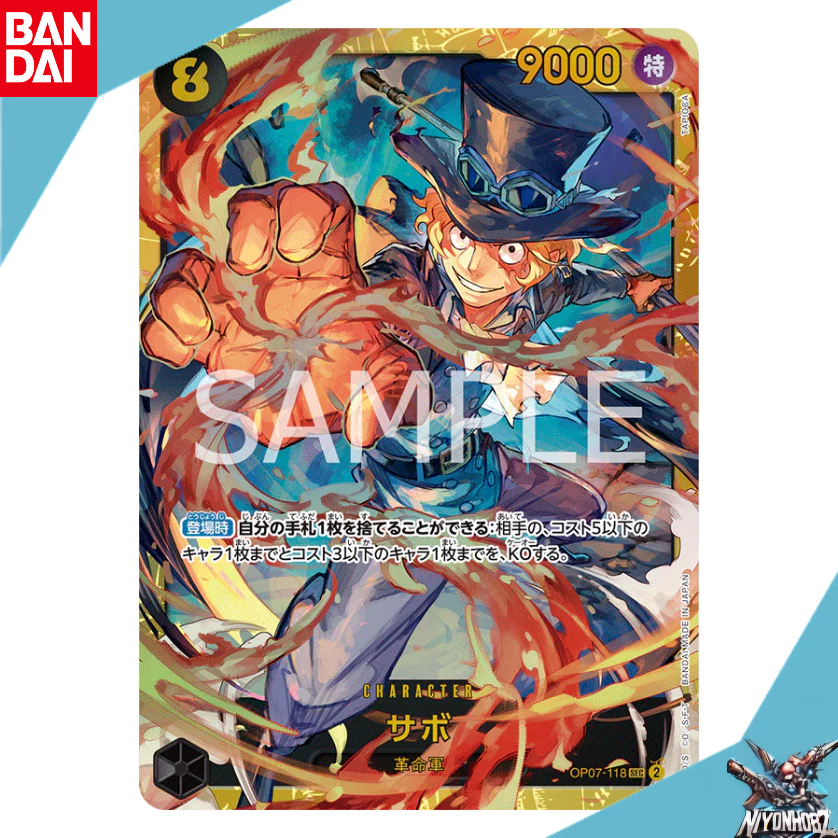 [Chính Hãng] Thẻ Bài Sabo OP07-118 SEC One Piece Card Tiếng Nhật Bandai ...