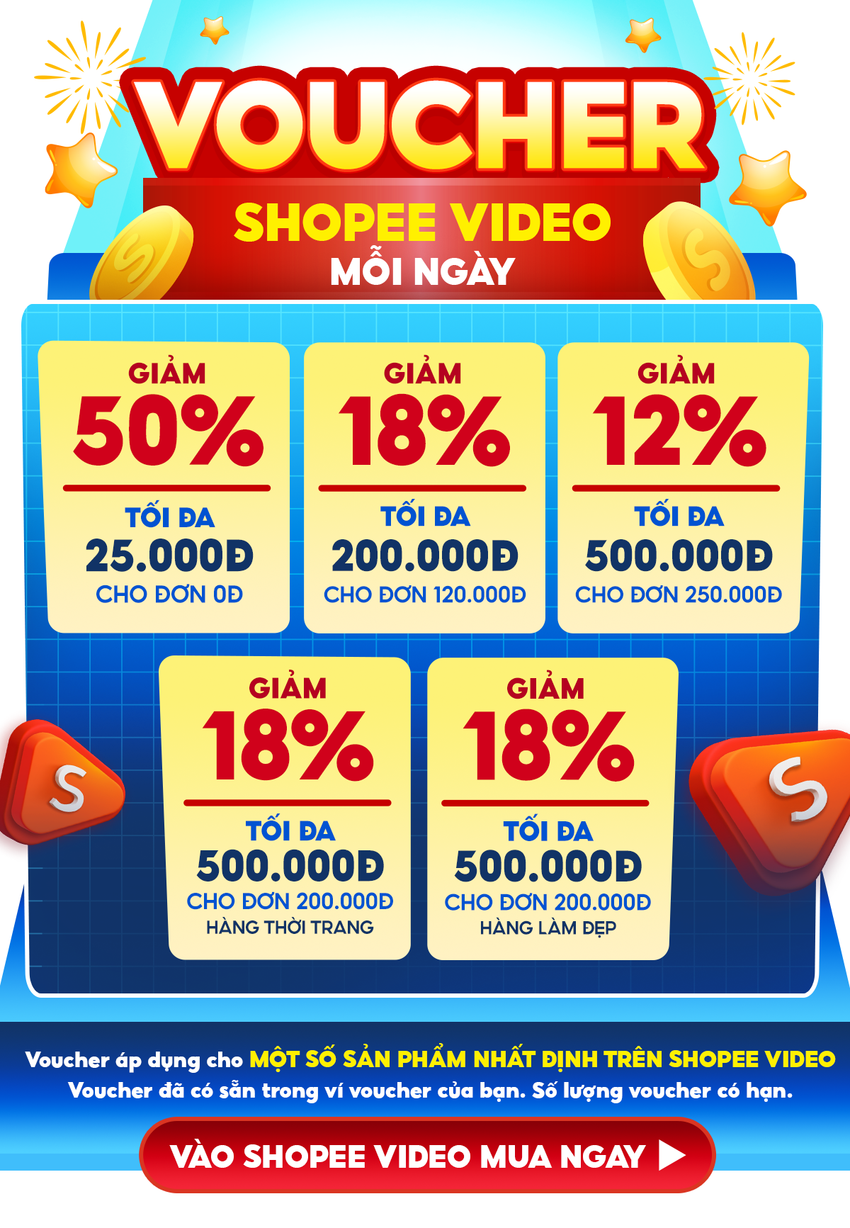 Lướt Shopee Video Săn Voucher Giảm Tới 50% | Shopee Việt Nam