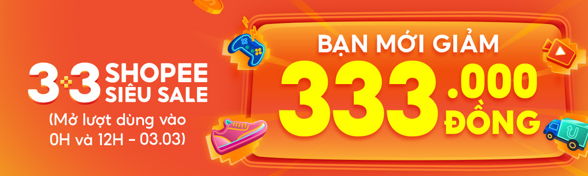 Mã Giảm Giá Chính Thức | 3.3 Siêu Sale | Shopee Việt Nam