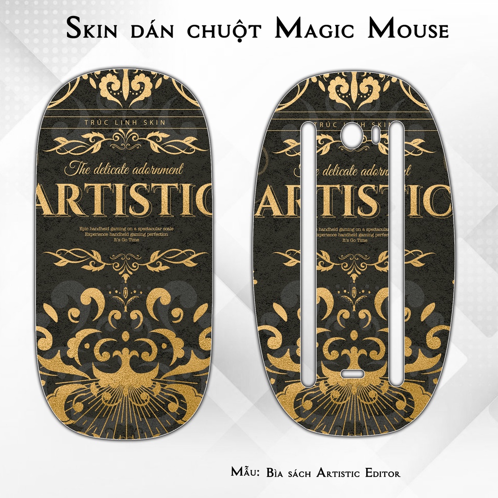 Skin dán chuột Magic Mouse 1 / 2 mẫu Bìa sách Artistic Editor | Film 3M ...
