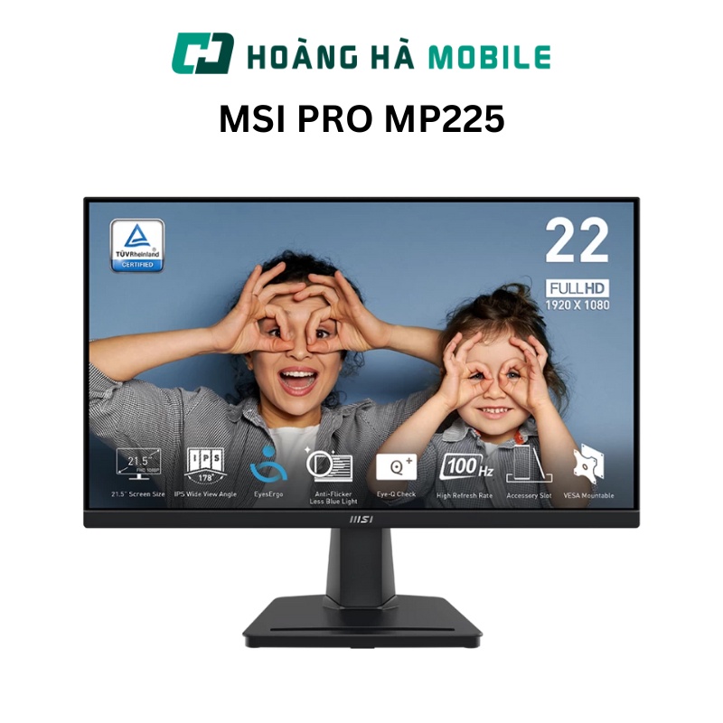 Màn hình MSI PRO MP225 (21.5 INCH/FHD/IPS/100HZ/1MS) - Chính hãng ...