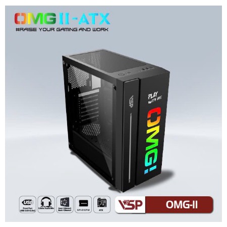 Case VSP Gaming OMG-II ( Black ) | Shopee Việt Nam