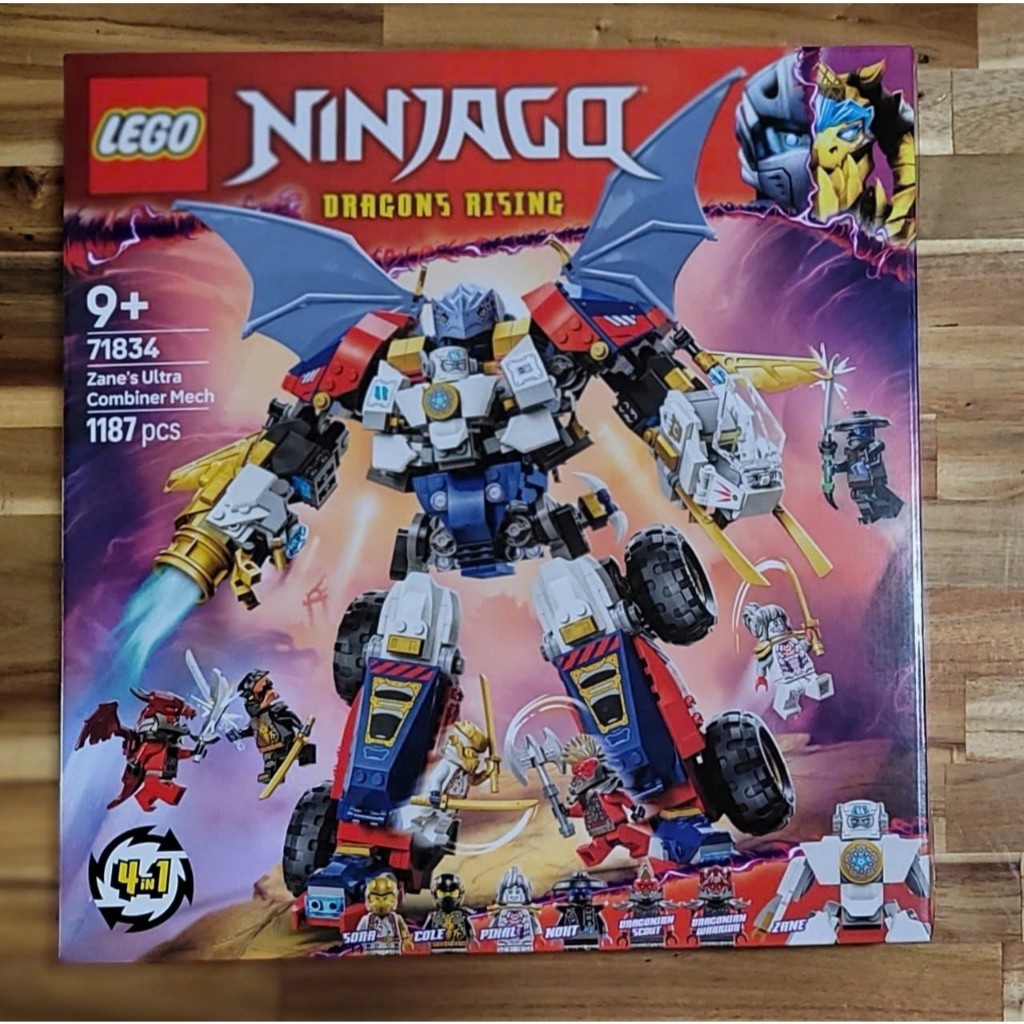 71834 Iego Ninjago Dragons Rising Zane's Ultra Combiner Mech - Đồ chơi ...