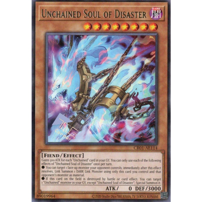Thẻ bài Yugioh! - Unchained Soul of Disaster - CR01-AE114 | Shopee Việt Nam