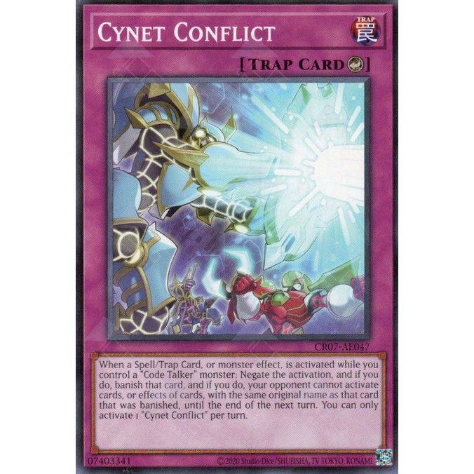[ Bài Yugioh Chính Hãng ] CR07-AE047 Cynet Conflict - Common | Shopee Việt Nam