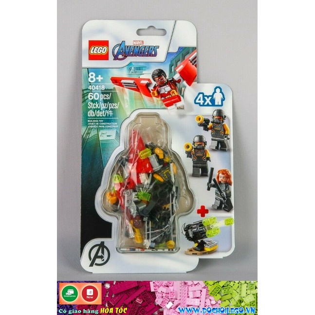 [Có sẵn] 40418 Đồ chơi lắp ráp Iego Super Heroes Avengers Falcon ...