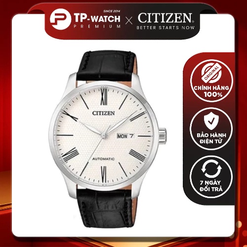 Đồng Hồ Nam Dây Da Citizen Automatic NH8350-08A - Size 40mm | Shopee ...