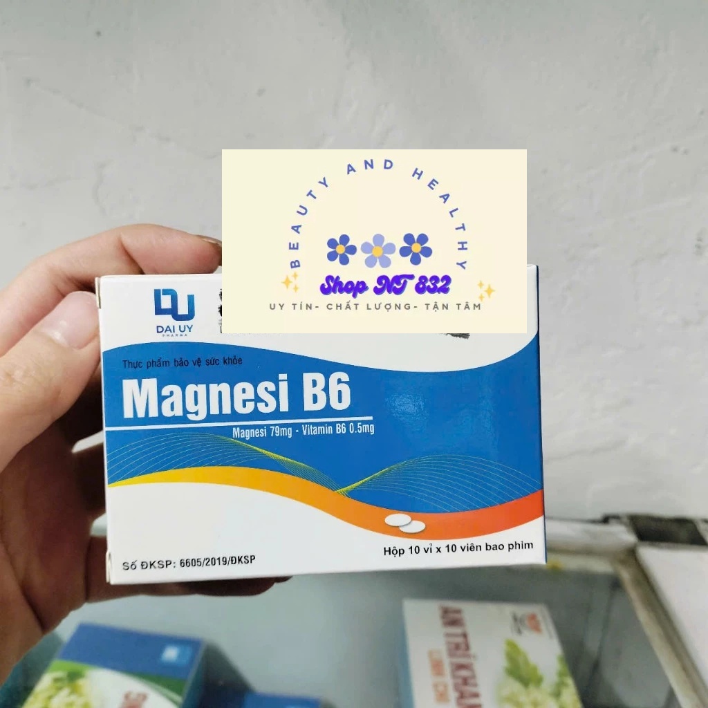 Magnesi B6 bổ sung magie cho cơ thể hộp 100 viên | Shopee Việt Nam