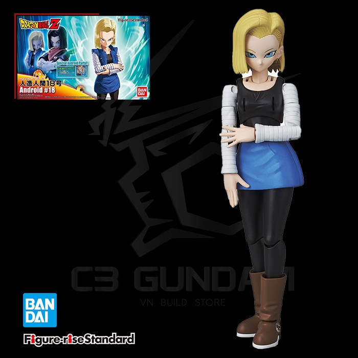 [BANDAI] MÔ HÌNH Figure Rise Standard Android #18 Dragon Ball - 7 Viên ...