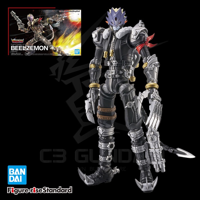 [BANDAI] MÔ HÌNH Figure Rise Standard Beelzemon (Amplified) [Digimon] | Shopee Việt Nam