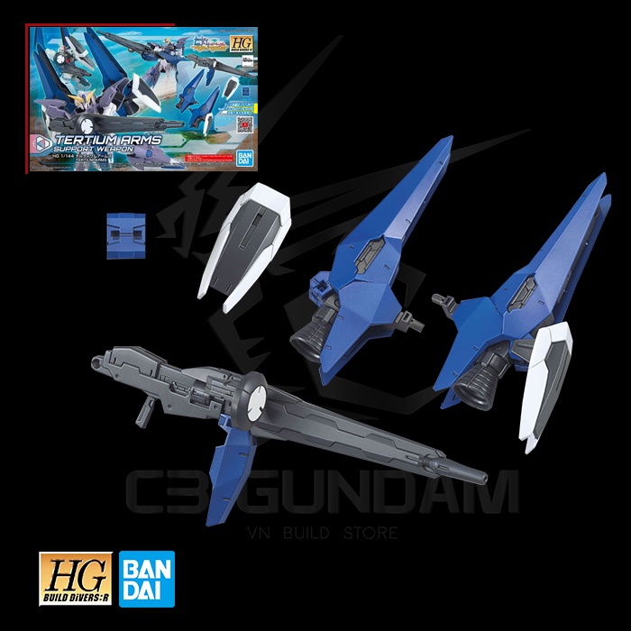 [BANDAI] PHỤ KIỆN MÔ HÌNH HG 036 1/144 Tertium Arms HGBD:R HGBC | Shopee Việt Nam