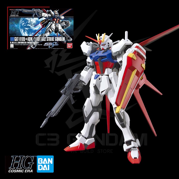 [BANDAI] MÔ HÌNH HG 1/144 GAT-X105+Aqm/E-X01 Aile Strike Gundam HGSEED HGCE | Shopee Việt Nam