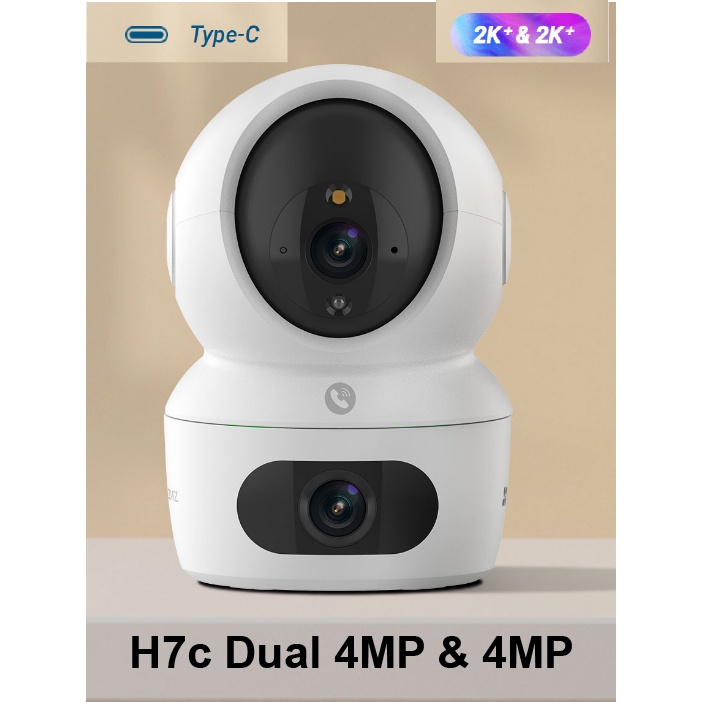 camera wifi Ezviz H7c dual (4MP+4MP) 2 ống kính quan sát cố định và ...