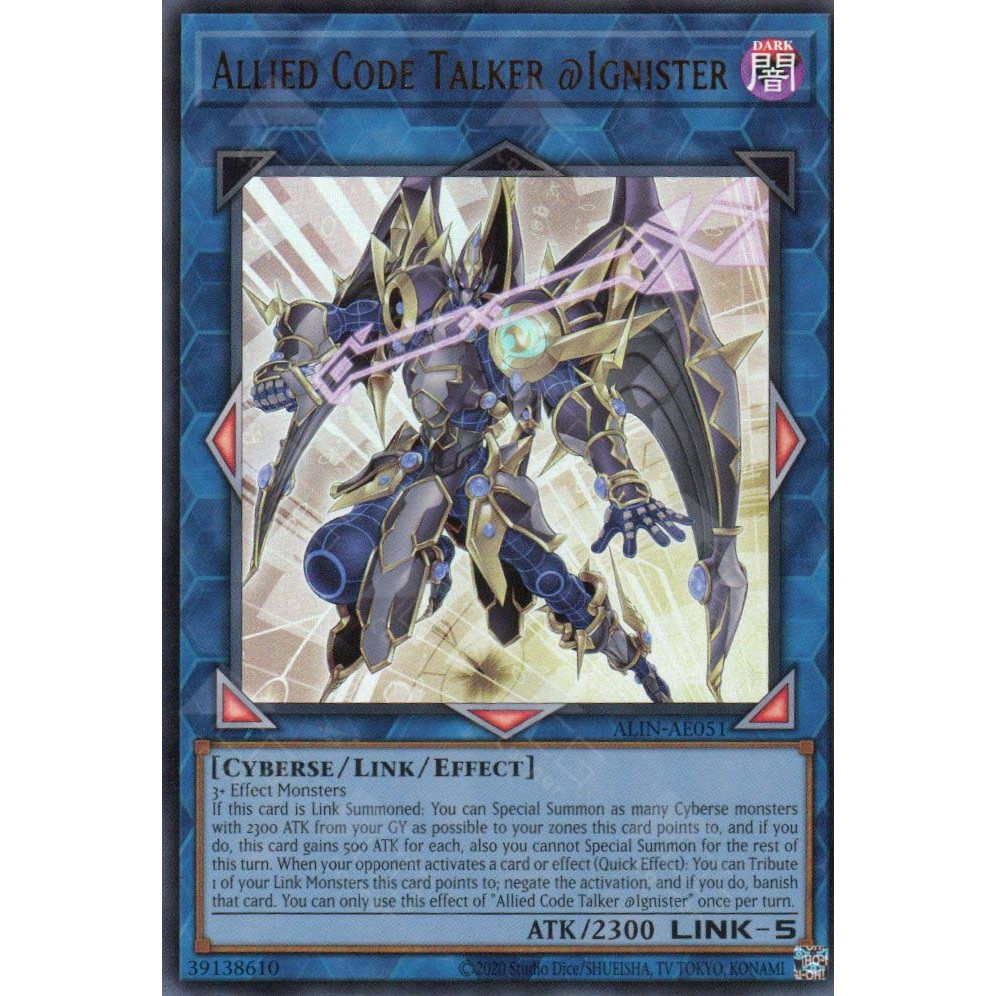Thẻ bài Yugioh! - Allied Code Talker @Ignister - ALIN-AE051 | Shopee Việt Nam