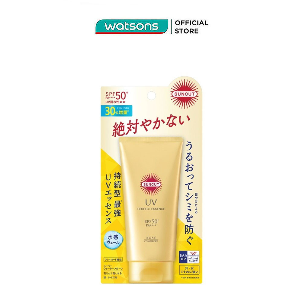 Kem Chống Nắng Chống Nước Kosé Suncut UV Perfect Essence Super Water Proof SPF50+ PA++++ 80g ...