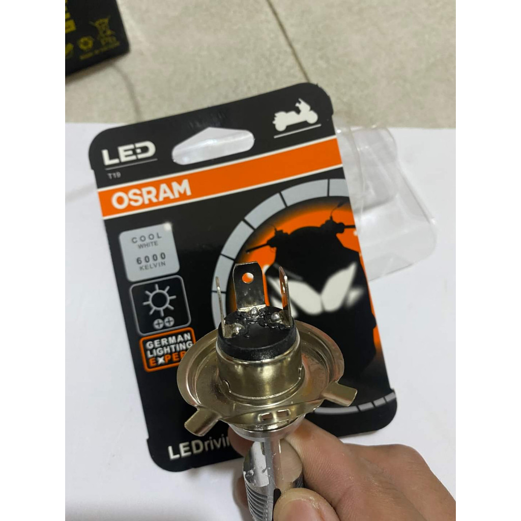 OSRAM Bóng Đèn Pha LED HS1 H4 Xe Máy T19 Bóng Đèn LED OSRAM Động Cơ Chùm Tia HI / LO | Shopee ...