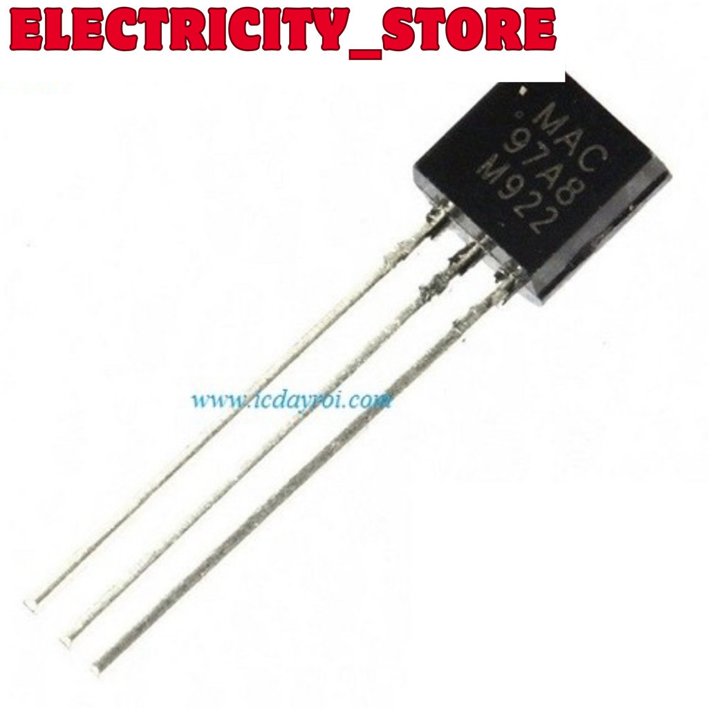 [5 PCS]- MAC97A8 TRIAC TO92 0.6A 800V | Shopee Việt Nam