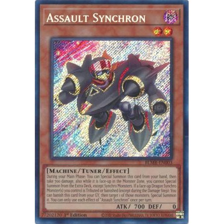Thẻ bài Yugioh! - BLMR-EN003 - Assault Synchron | Shopee Việt Nam