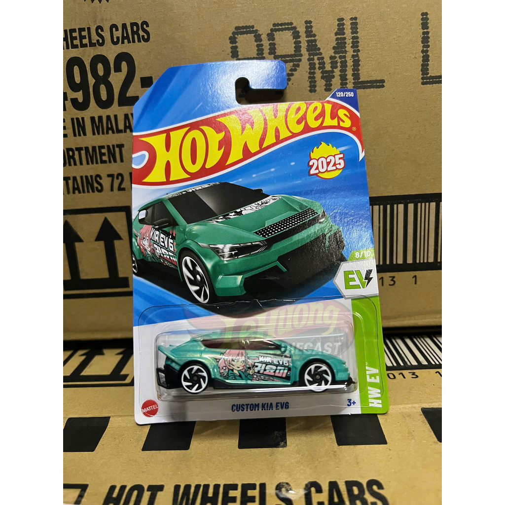 LeHuong Diecast - Xe mô hình Hot Wheels Custom Kia EV6 (Mint) | Shopee ...