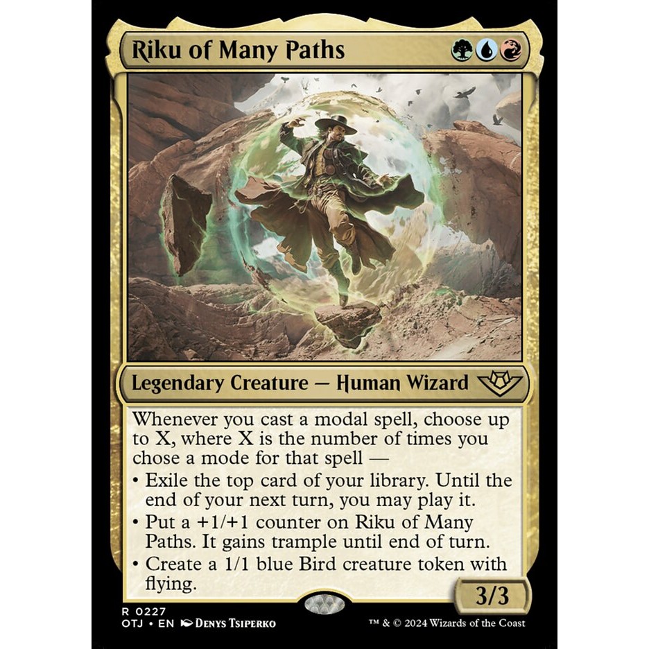 Riku of Many Paths - rare - normal - OTJ - (Rare,Mythic) - Magic The ...