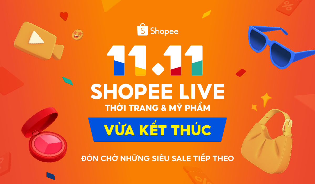 11.11 Sale Shopee Live | Shopee Cảm Ơn | Shopee Việt Nam