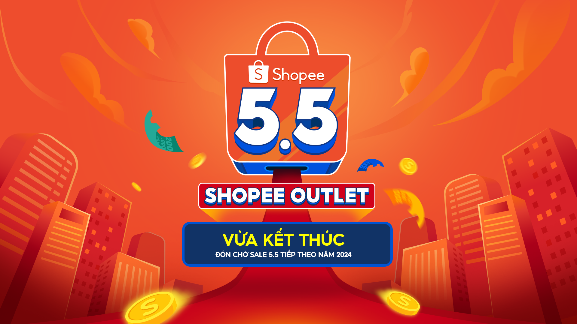 Shopee Cảm Ơn | 5.5 Shopee Outlet | Shopee Việt Nam