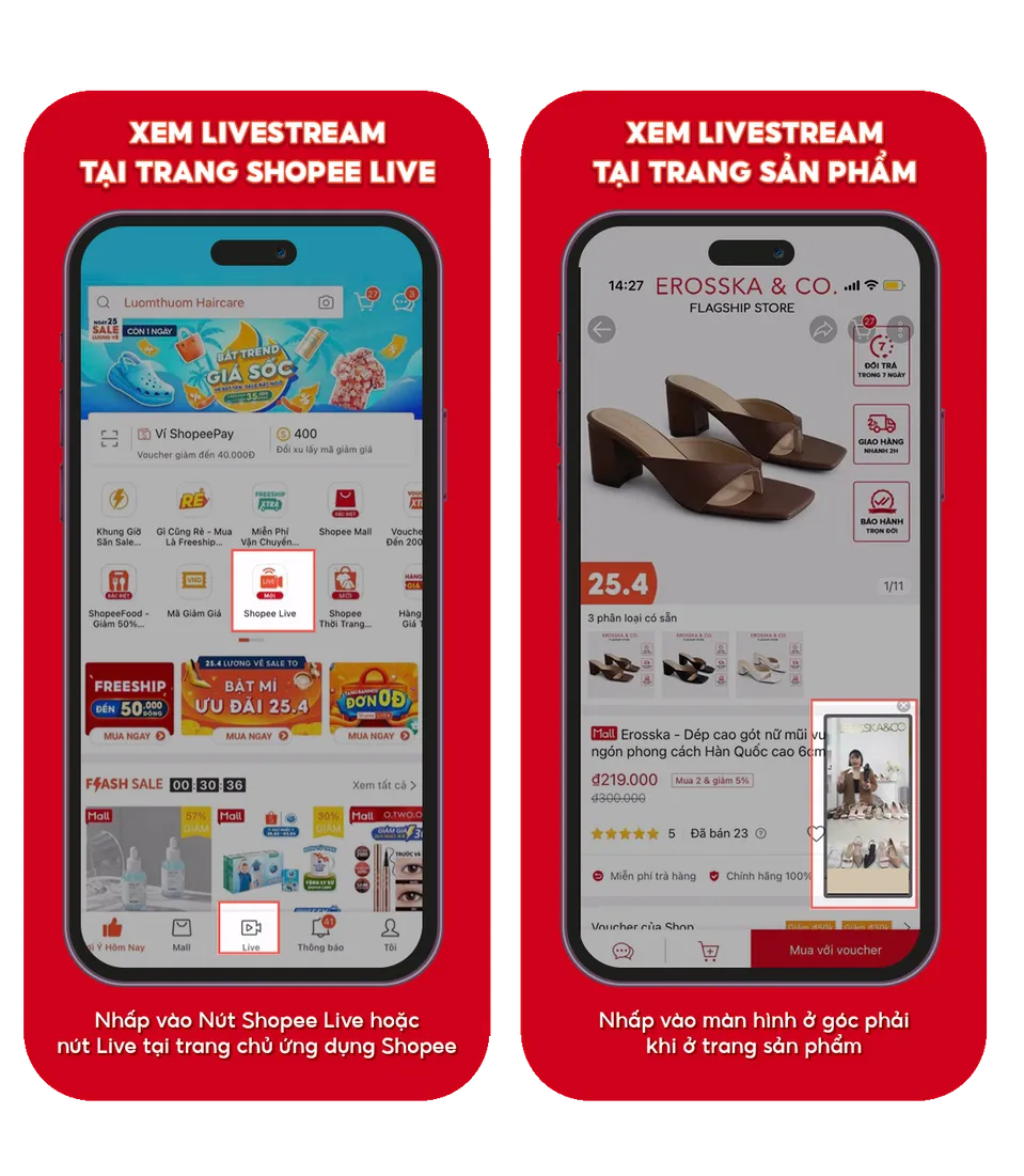 Shopee Live Freeship | Ưu Đãi Voucher Độc Quyền | Shopee Việt Nam